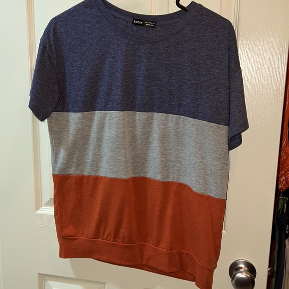 SHEIN | Tops | Multi Colored Top Nwot | Poshmark